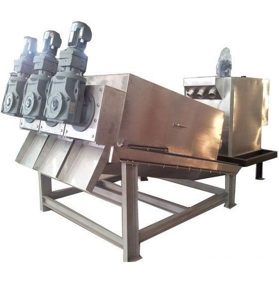 Filteration Volute Screw Press Improve Desilter Sludge Thickener Industrial