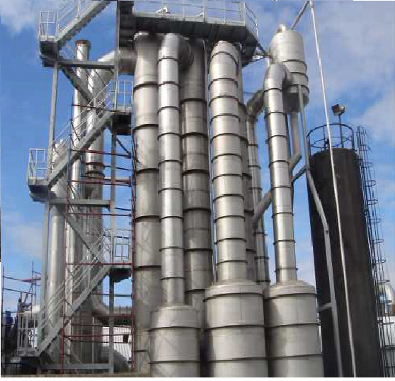 Multiple Effect Falling Film Evaporator Steam Power Source