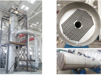 Multiple Effect Falling Film Heat Exchanger Vacuum Distillation Steam ...