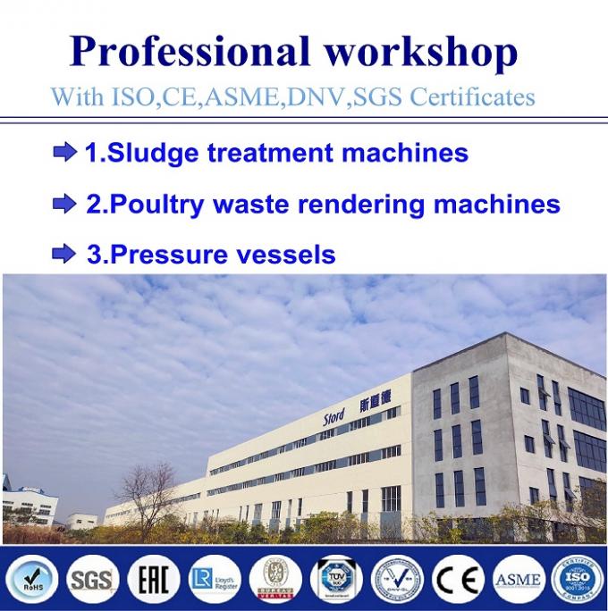 Carbon Steel Poultry Rendering Plant Chicken Rendering Batch Cooking ...