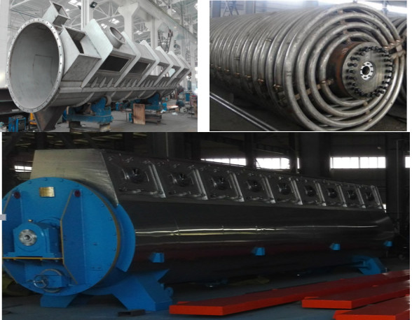 Large Drying Capacity Animal Rendering Machine Coil Dryer For Slaughter ...
